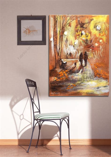 Репродукция картины Прогулка Картина маслом на холсте Прогулка