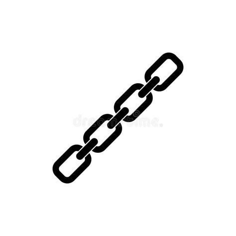 Chain Link Icon Vector Illustration Stock Vector Illustration Of Attach Background 153563014