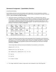 HW3 Quantitative Genetics Doc Homework Assignment Quantitative Genetics Lucas Alexandre