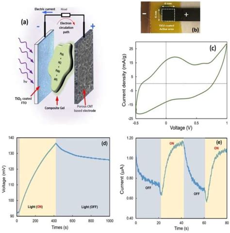 A Schematic Diagram And B A Picture Of The Hybrid Photoactive