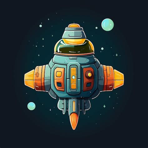 Premium Photo 2d Spaceship Sprite Game Art