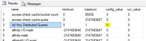 Sql Error Sql Server Blocked Access To Statement ‘openrowset