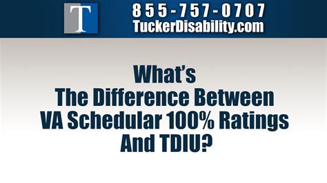 Differences Between VA Schedular 100 Rating And TDIU