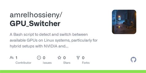 Github Amrelhossienygpuswitcher A Bash Script To Detect And Switch
