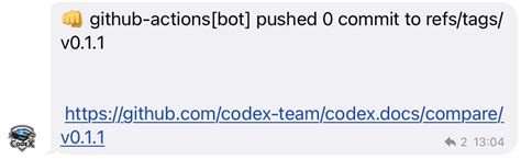 As A User I Want To Receive A Link With A Comparing Of A New Tag With A Previous Issue