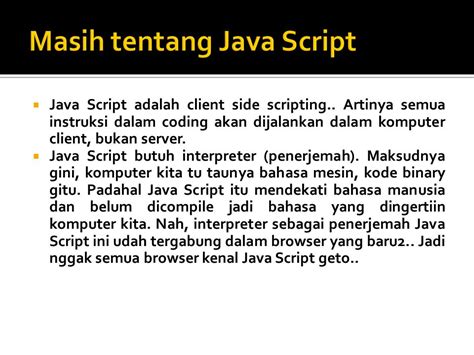 Pengembangan Web Java Script Ramos Somya Ppt Download