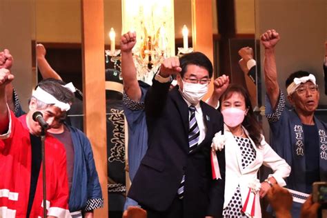 新潟市長再選に向けて、新潟市の中原八一市長がホテルオークラ新潟（新潟市中央区）で公約発表や決意表明を行う 新潟県内のニュース｜にいがた経済新聞