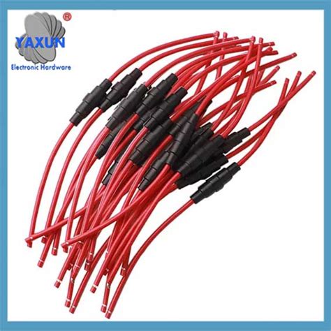 Car Inline Screw Type Connector Cable 5x20mm Agc Inline Fuse Holder