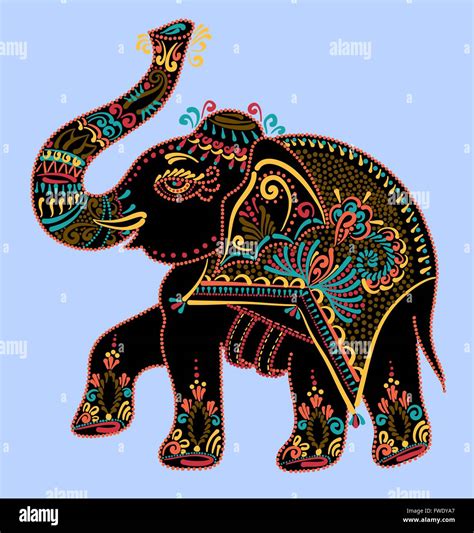 Indian Elephant Drawing