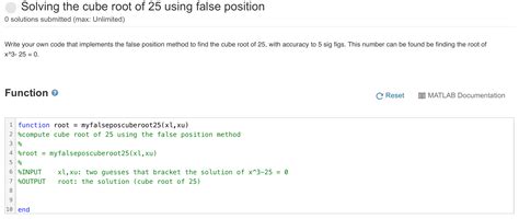 Solved Solving The Cube Root Of Using False Position O Chegg Com