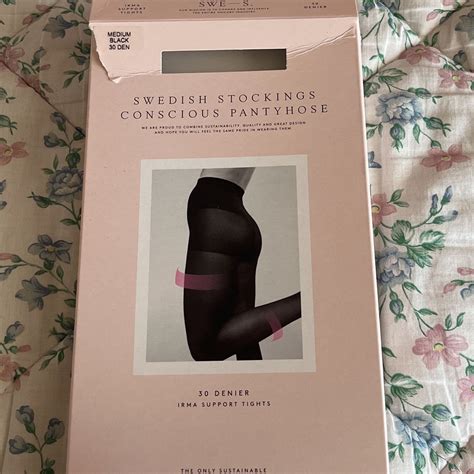 30 Denier Irma Support Tights From Swedish Stockings Vegan Product