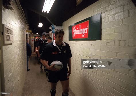 All Black Captain Taine Randell Leads The All Blacks Out Of The News