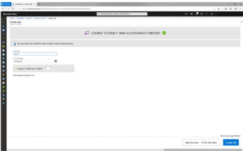 Quickstart Create A Course In The Azure Education Hub Microsoft Learn
