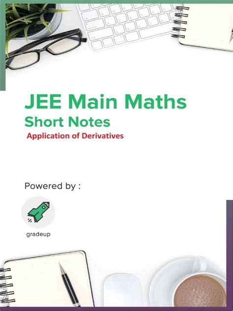 Application Of Derivatives Notes For Jee Main Iit Jee Advanced Download