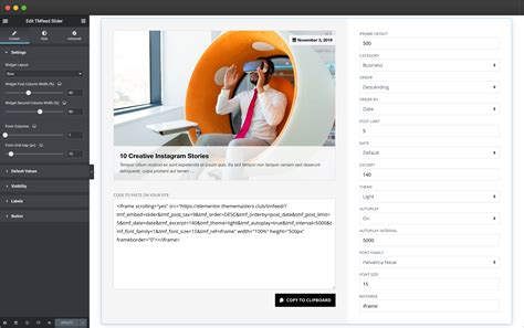 Tmfeed Wordpress Embeddable Post Widgets For Elementor By Egemenerd