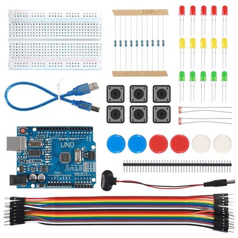 Kit De Eletronica Para Iniciantes Em Arduino Safira Tecnologia