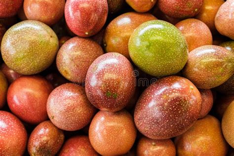 Red Passion Fruit Stock Image Image Of Round Nutrition 117462553