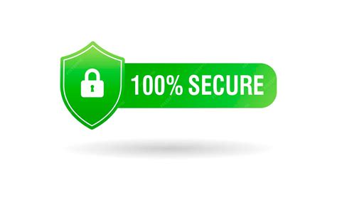 Premium Vector 100 Secure Grunge Vector Icon Badge Or Button For Commerce Website Sign On