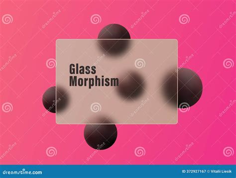 Glass Morphism Style Realistic Glass Morphism Effect With Floating