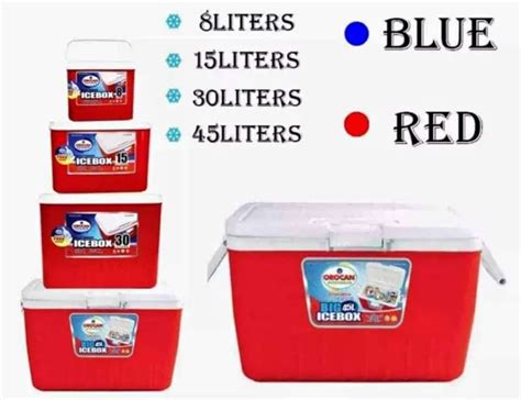 PICNIC ICEBOX OROCAN INSULATED FREE ICE SCRAP Lazada PH