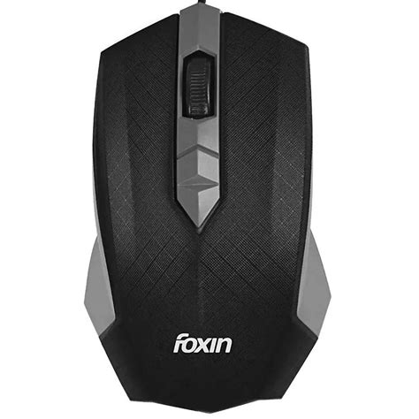 Foxin Foxmou0110 Smart Grey Wired Mouse At Rs 110 Piece In Mumbai Id
