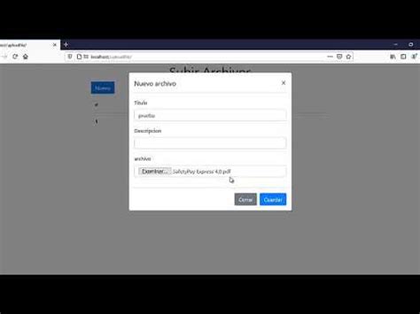 Subir Archivos PDF Con PHP Y MySQL La Guía Completa MySQL YA