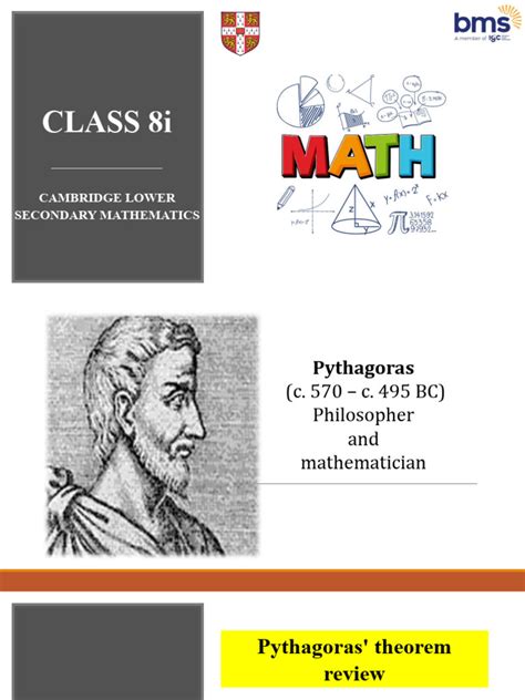 Lesson Plan Pythagoras Theorem Review Pdf