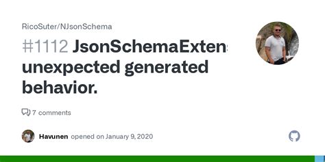 jsonschemaextensiondataattribute unexpected generated behavior · issue