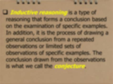 SOLUTION Lesson 3 Inductive Reasoning And Deductive Reasoning Studypool