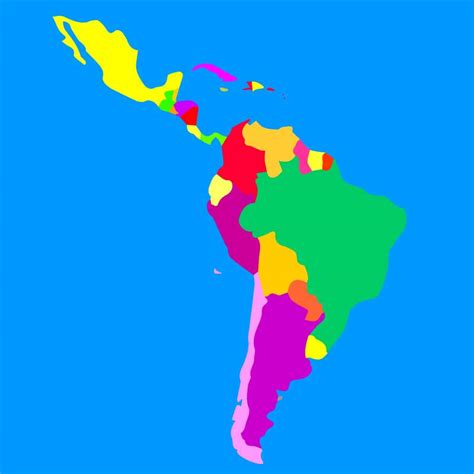 Mapa Politico America Latina Fdplearn