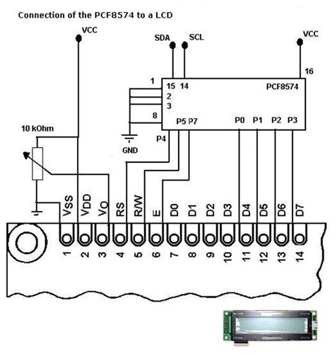 I2c Lcd Module Schematic