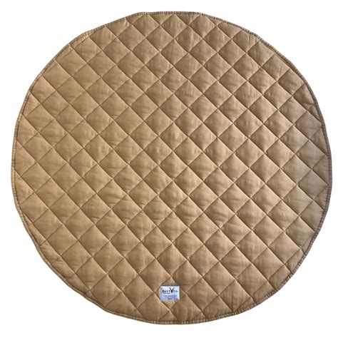 Quilted Linen Playmat Oat Hartco Home And Body