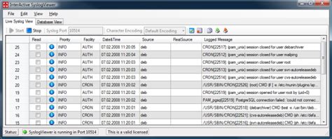 Adiscons Interactive Syslogviewer Adiscon