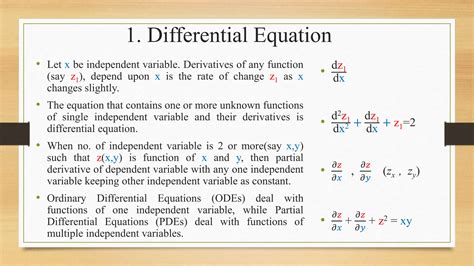 Understanding Partial Differential Equations Types And Solution Methods Pptx Physics Science