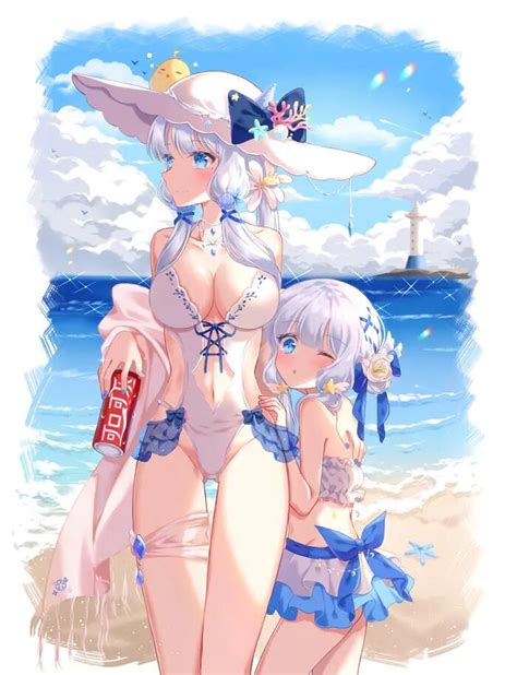 二次元美少女泳装美图分享第16期 哔哩哔哩