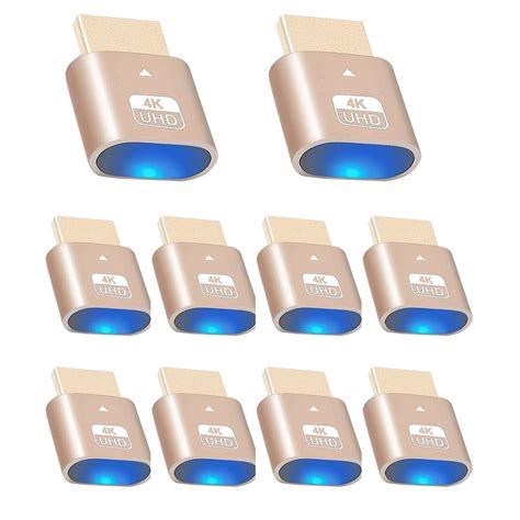 Jual 10pcs Vga Virtual Display Adapter Hdmi Compatible Ddc Edid Dummy Plug Headless Ghost