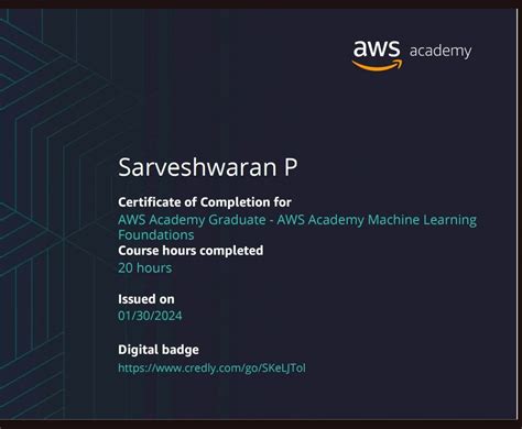 Psarveshwaran Sarveshwaran On Linkedin Im Happy To Share That Ive Obtained A New