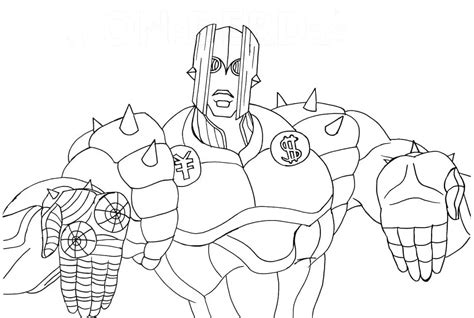 Jojo S Bizarre Adventure Coloring Page