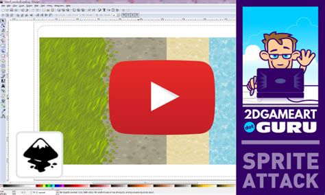 Seamless 2d Grass Game Tile Created In Inkscape 2dgameartguru 2d