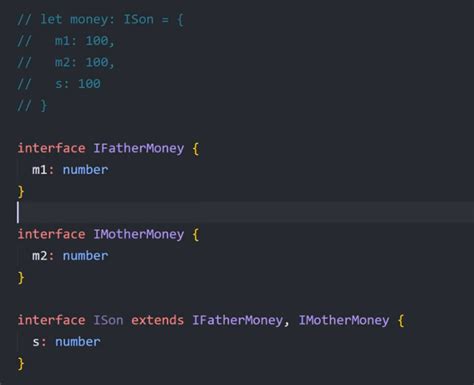 Ts重点学习43 接口得继承ts Interface继承一个动态interface Csdn博客
