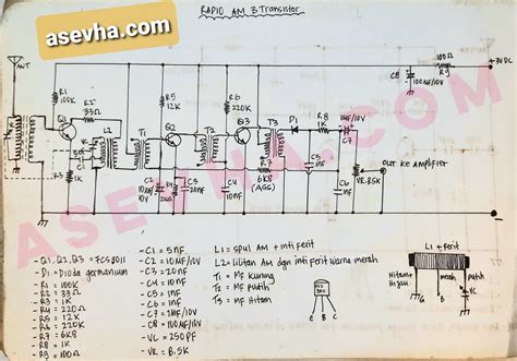 Skema Rangkaian Radio Am 3 Volt Dengan 3 Transistor Tutorial Desain
