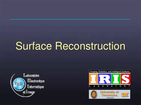Ppt Hierarchical Patch Reconstruction For Surface Deformation
