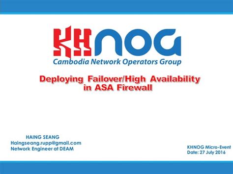Deploy Failover High Availability In Asa Firewall Pdf Operating Systems Computer Software