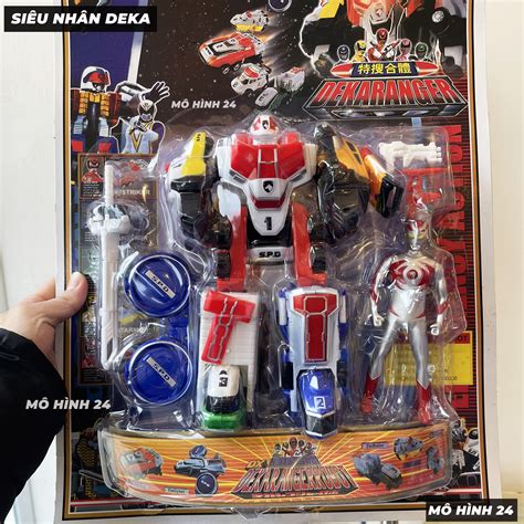Bộ đồ Chơi Siêu Nhân Deka Tokusou Sentai Dekaranger Anh Em Siêu Nhân