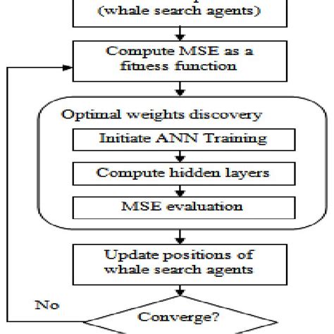 Architecture Of Woa Based Ann Training Download Scientific Diagram