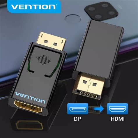 Vention Dp To Hdmi Adapter P Display Port Male To Hdmi Female Converter For Pc Laptop