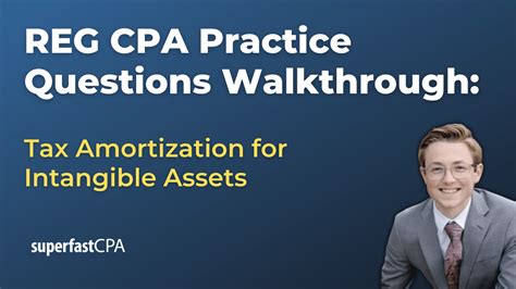 Reg Practice Questions Explained Calculate Tax Amortization For