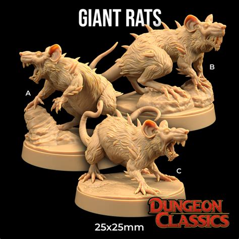 Téléchargement Giant Rats Presupported Dungeon Classics Par Dungeon