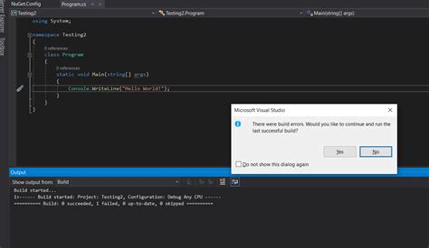 C My Visual Studio Is Completely Broken And I Can T Fix It No Errors Just Doesn T Run