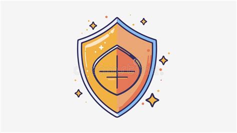 Identity Protection Shield Icon For Secure Data Privacy In Cybersecurity Stock Vector